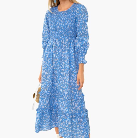 Pink City Prints | Dresses | Pink City Prints Loli Isabel Midi Dress In ...